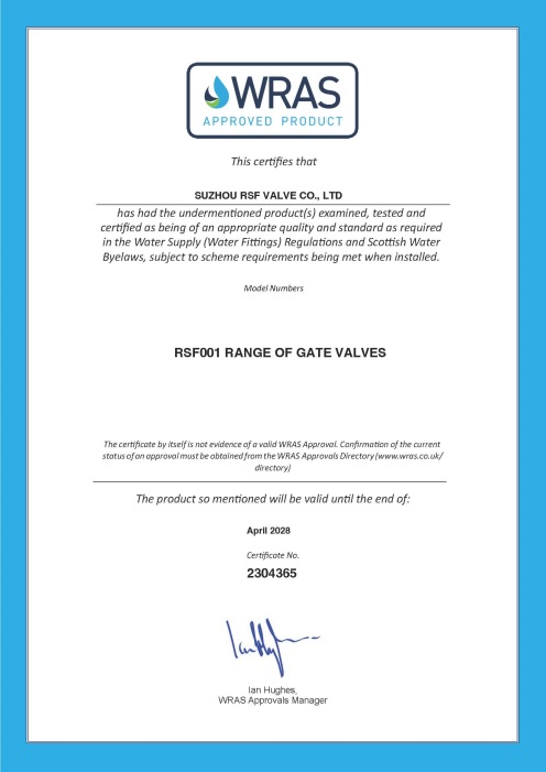 RSF VALVE-High Quality Valves & Valve Parts